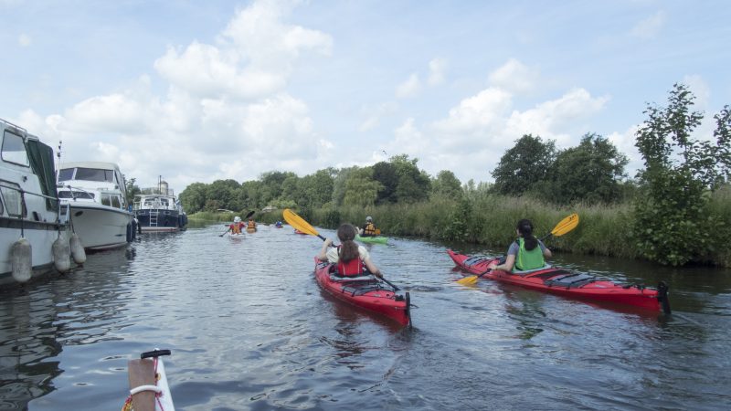 Paddeln mit Familie auf Loosdrechte Plassen? Aber ja doch ...
